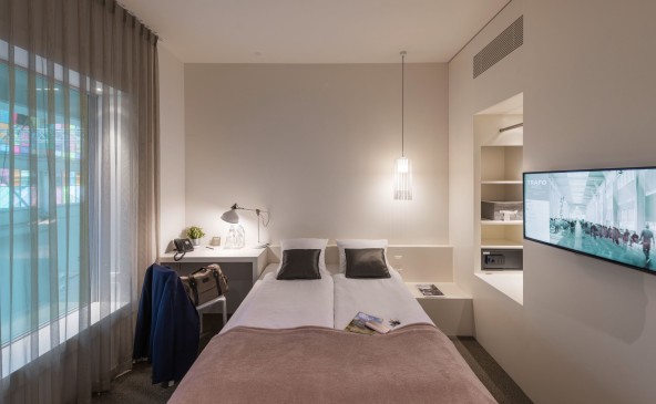 Single and double rooms in Baden | Trafo Hotel